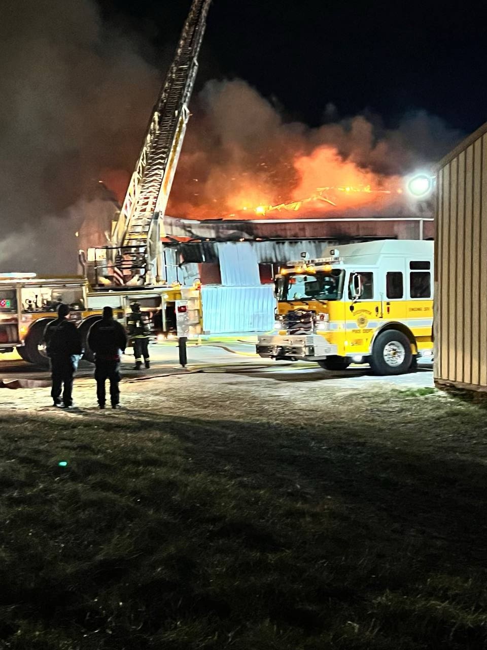 Fire at Merrillville-Griffith Airport causes hangar collapse