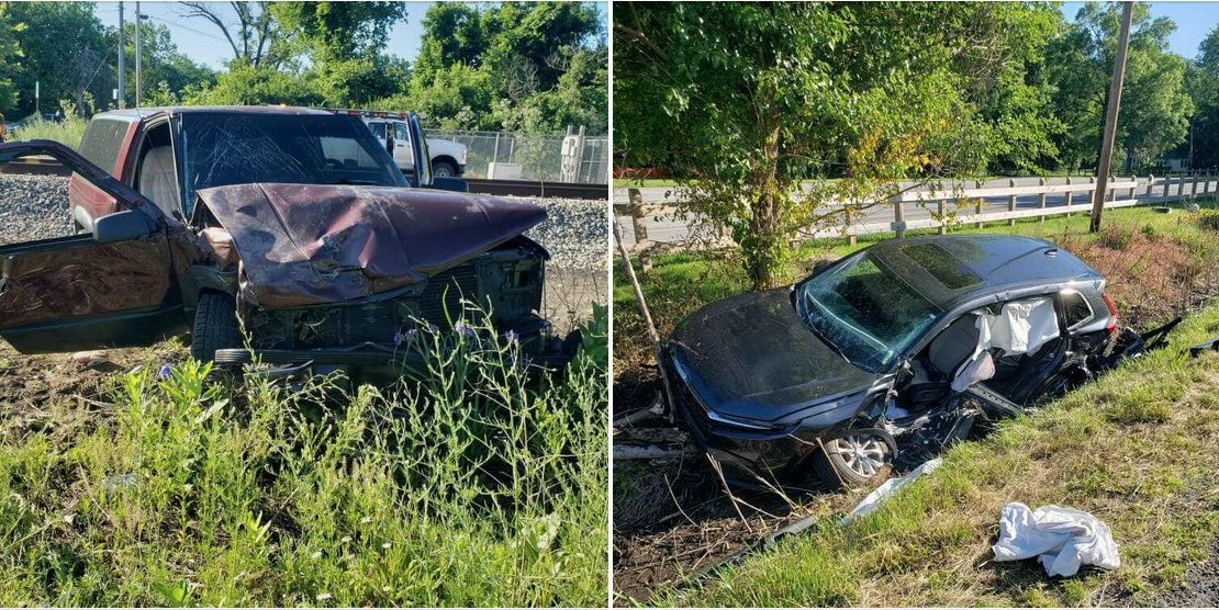 Passenger seriously injured in two vehicle crash in Porter County