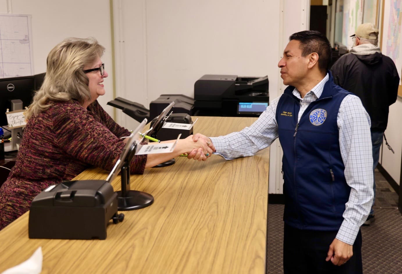 Secretary of State Diego Morales announces start of early voting across ...